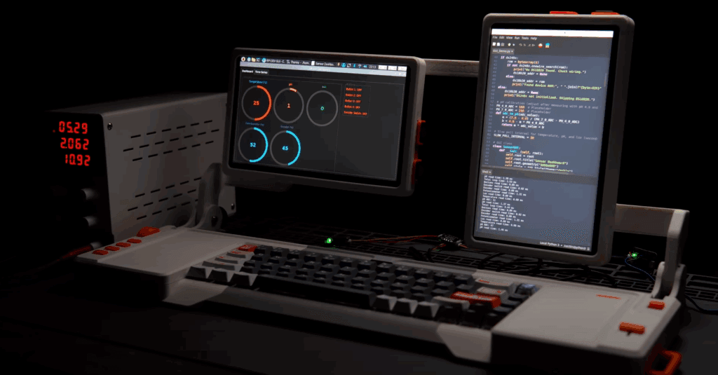 Dual Screen Diy Cyberdeck Intelligent Dithering